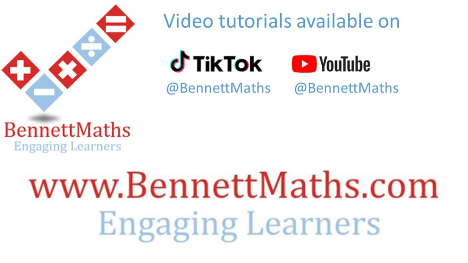 BennettMaths.com The Home of KS2 to KS4 Resources and so much more